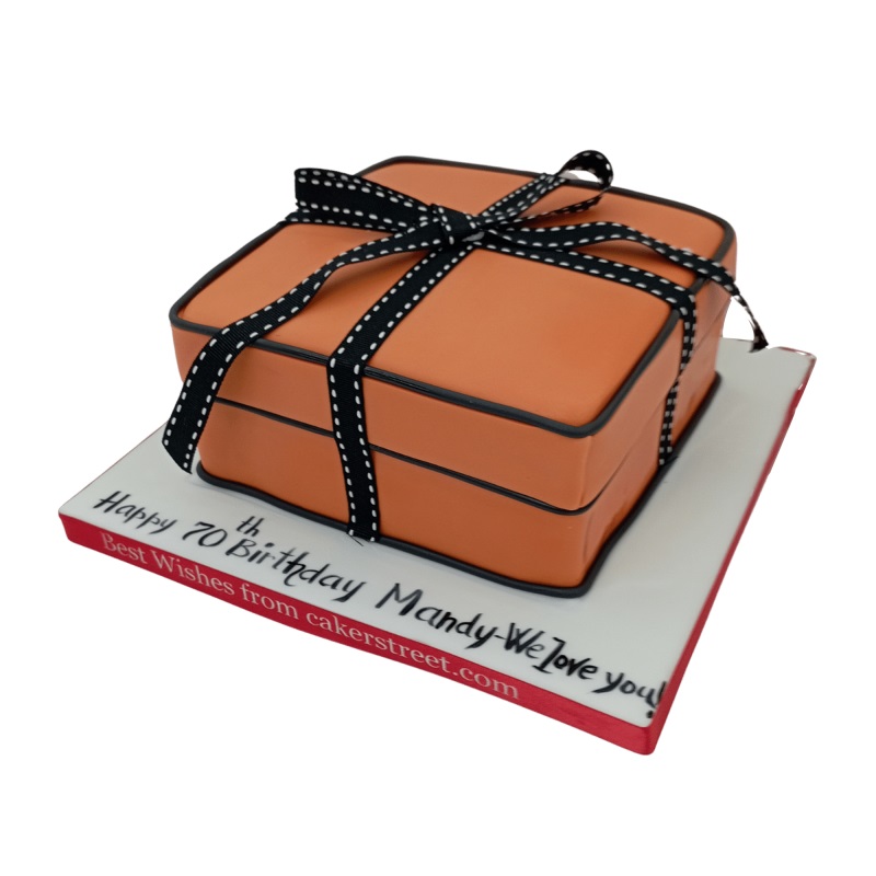 Hermes Branded Cake