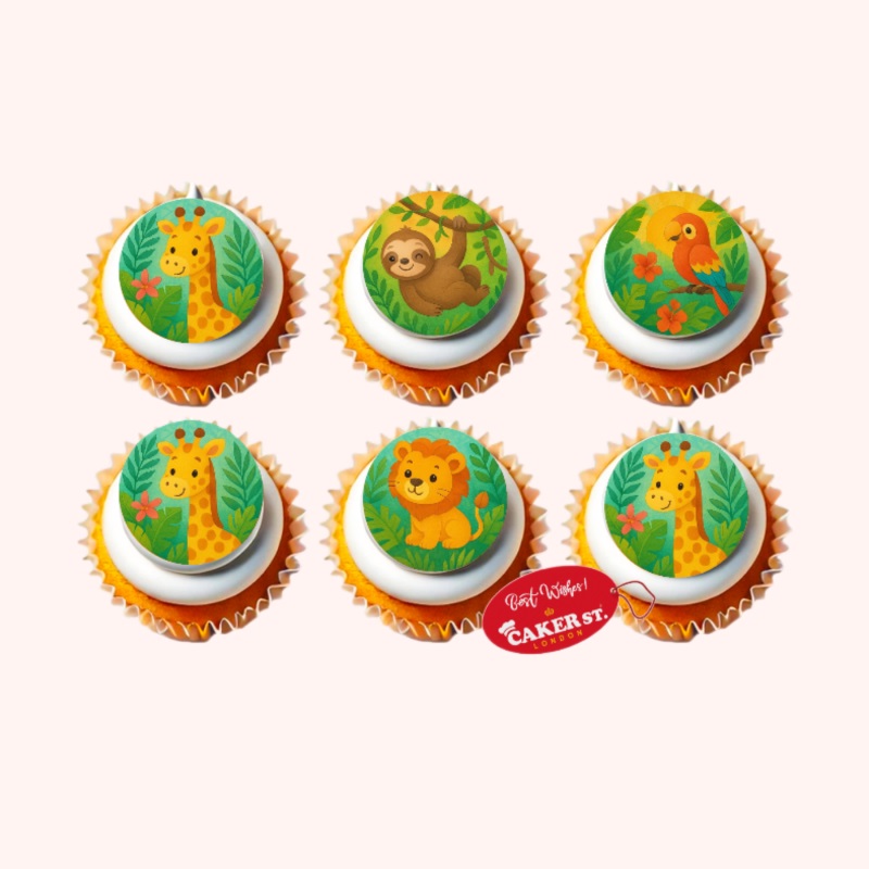 Jungle Theme Cupcakes | Jungle Theme Cupcakes | Caker Street