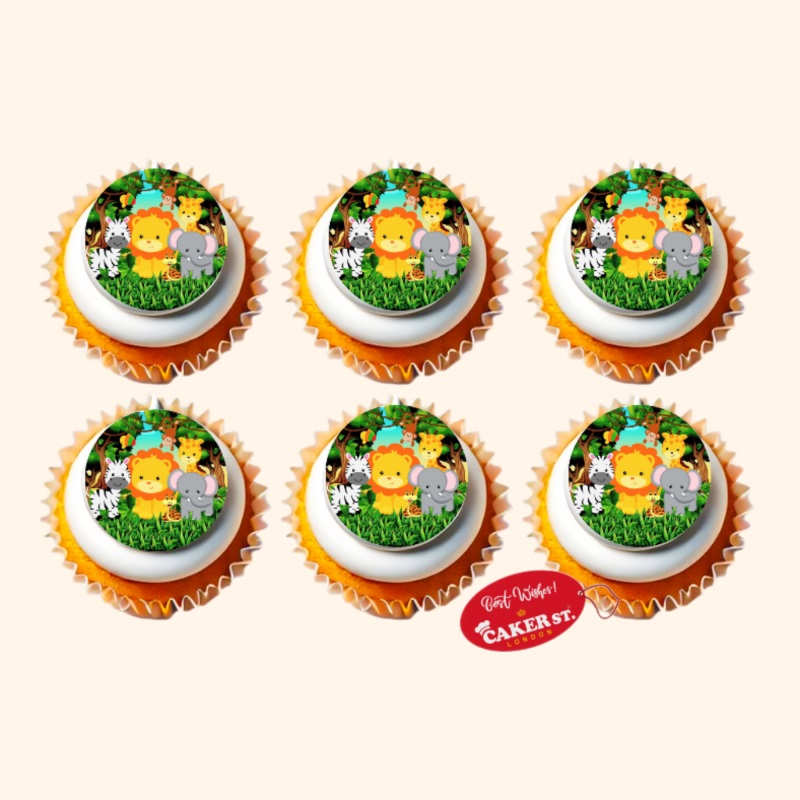 Jungle Theme Cupcakes | Jungle Theme Cupcakes | Caker Street