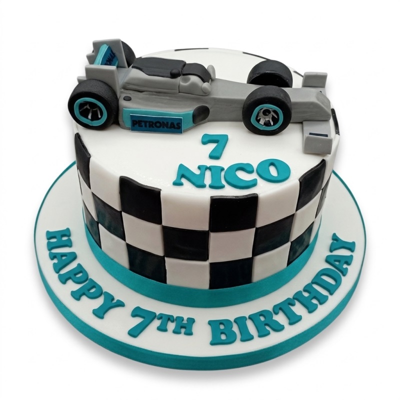 Racing Car Birthday Cake | Kids Motorsport Cakes UK