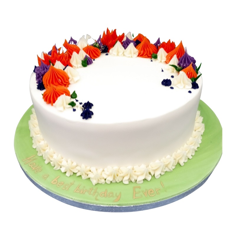Royal Icing Birthday Cake