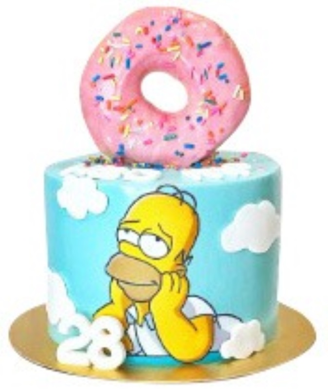 Simpsons Cake
