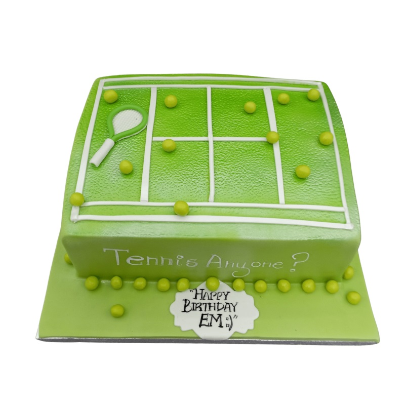 Tennis Theme Birthday Cake