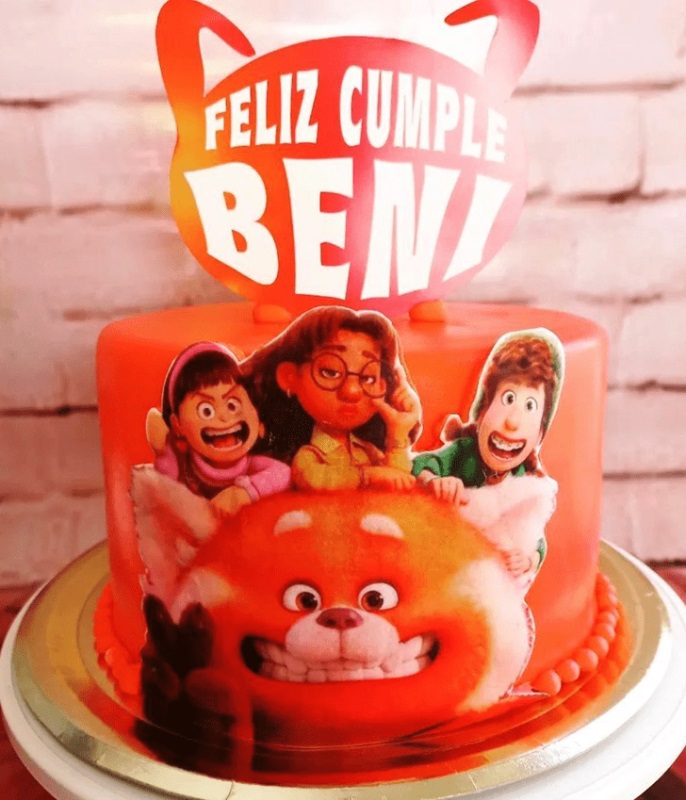 Turning Red Panda Cake