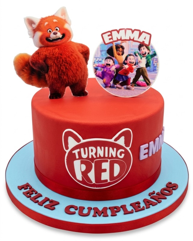 Turning Red Panda Cake