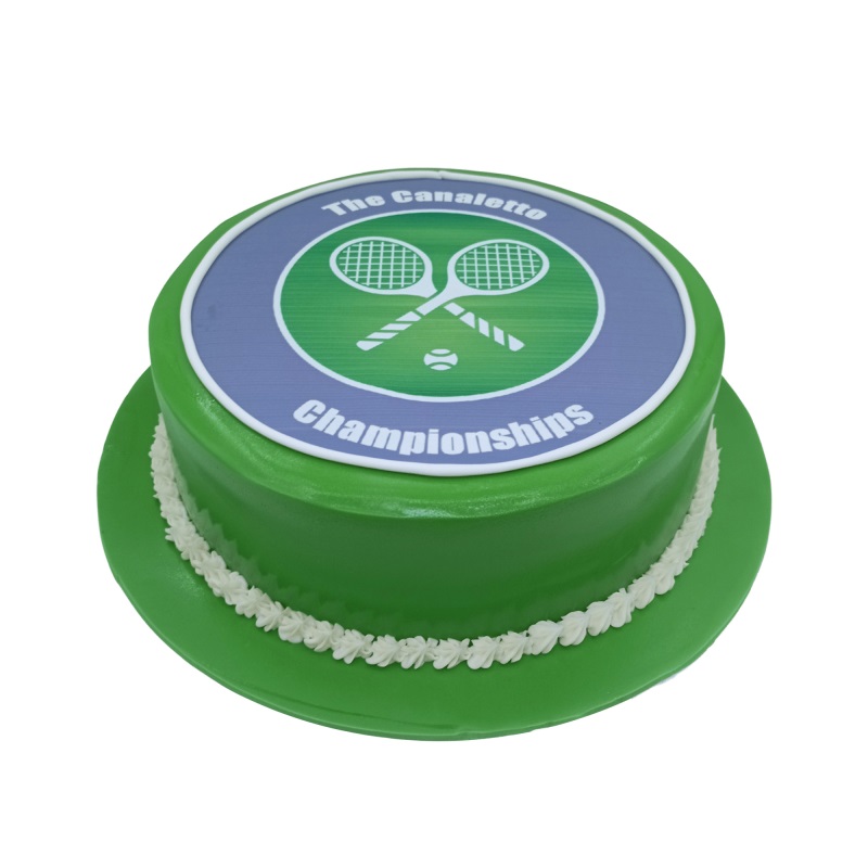 Wimbledon Tennis Theme Cake