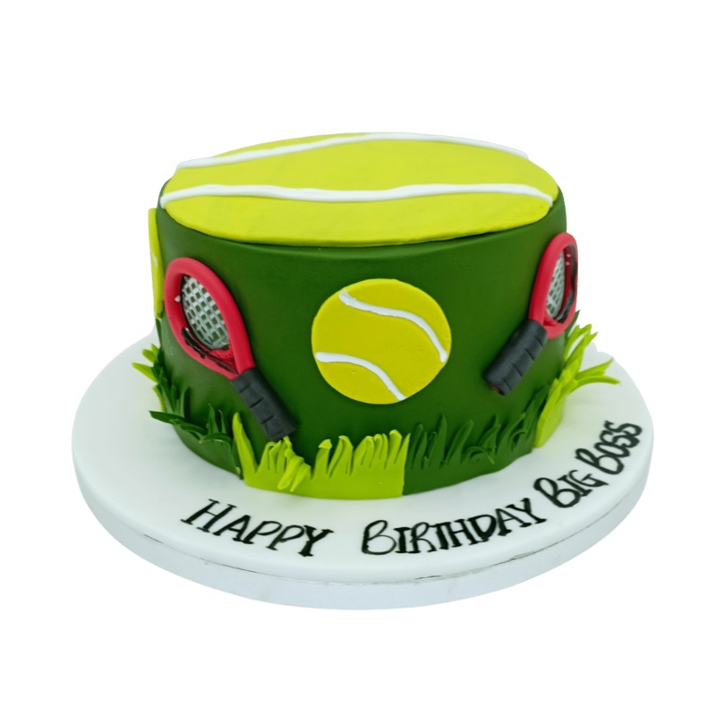 Wimbledon Tennis Theme Cake