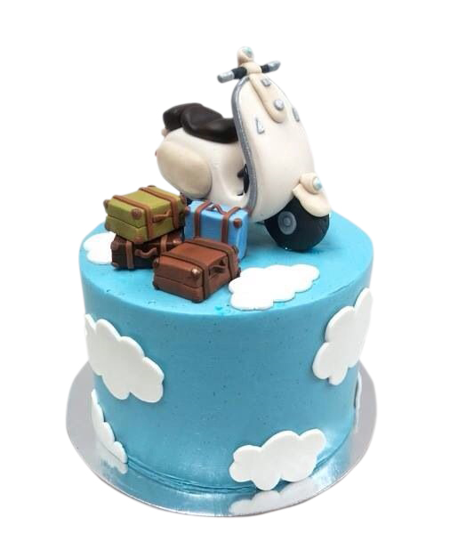 vespa scooter cake