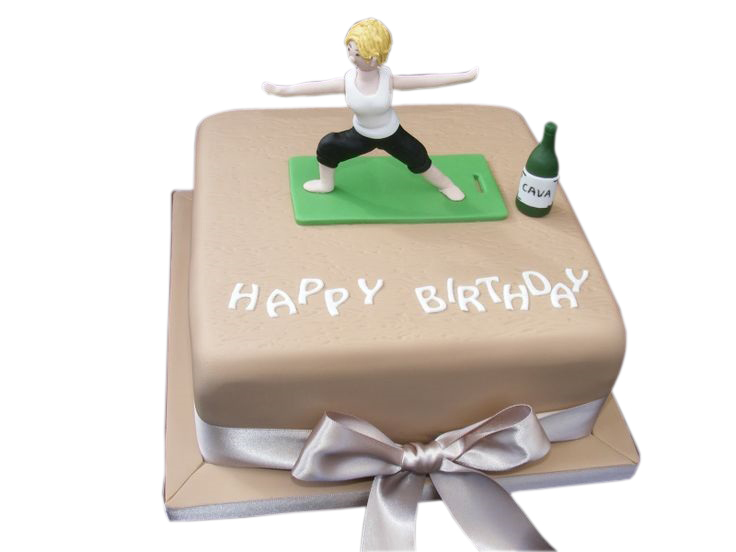 Yoga Cake Topper