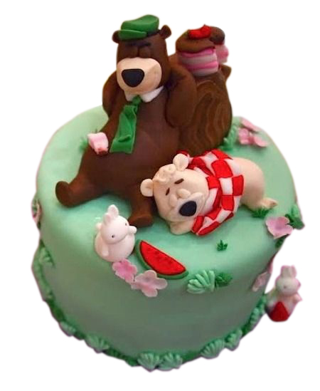 yogi bear cake